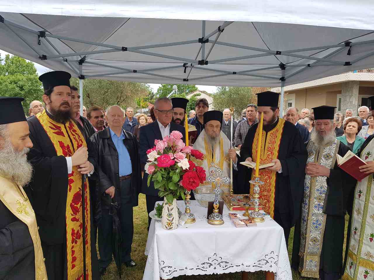 Θεμελιώθηκε η Εκκλησία του Αγίου Λουκά στον Αμπελώνα (ΦΩΤΟ) - larissanet.gr