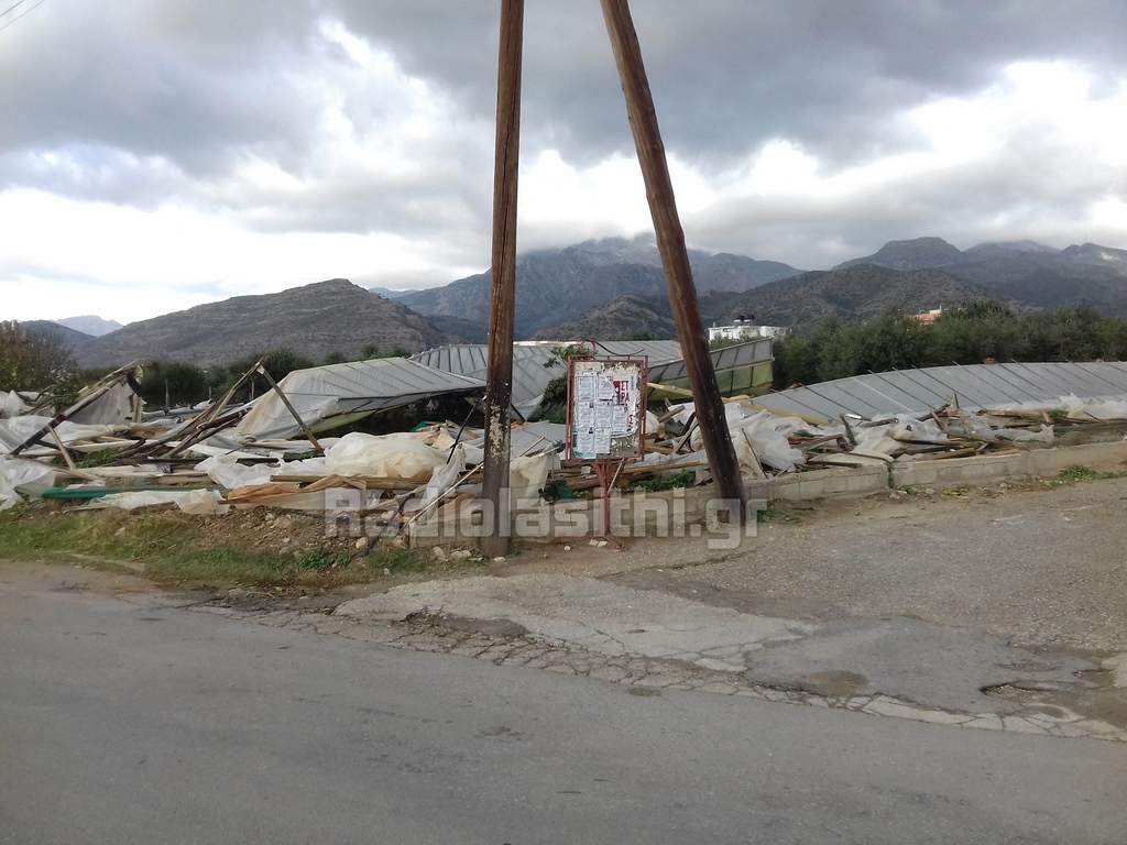 Κρήτη: Τεράστιες καταστροφές λόγω ισχυρών ανέμων - larissanet.gr