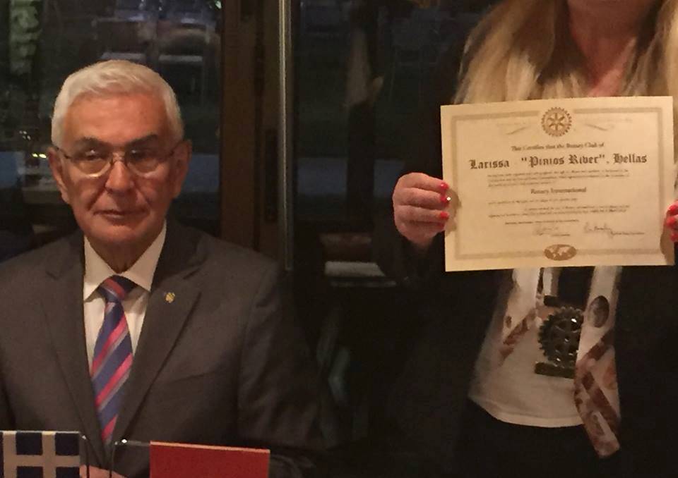 Nέος Ροταριανός Όμιλος ιδρύθηκε στη Λάρισα - larissanet.gr