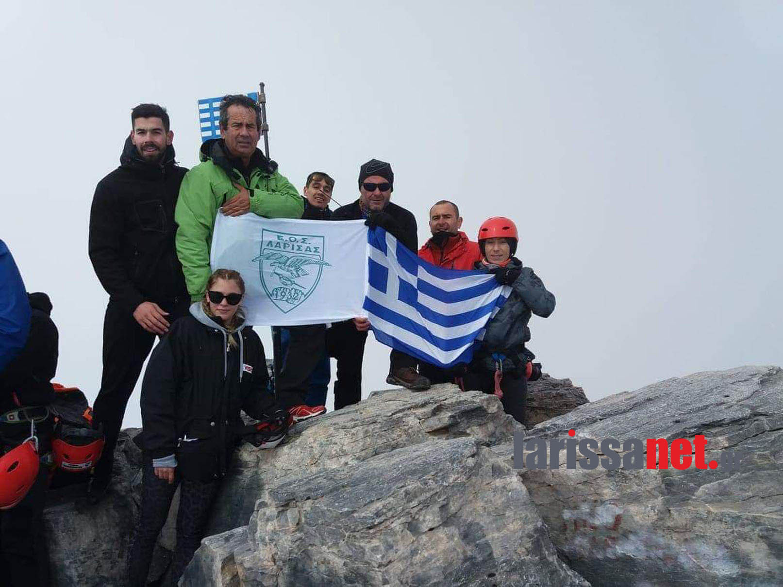 Στην κορυφή του Ολύμπου με τον ΕΟΣ Λάρισας (φωτ.) - larissanet.gr