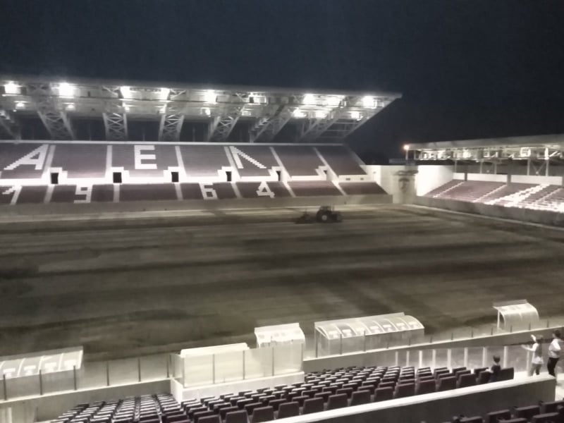 AEL FC ARENA: Ολοκληρώνεται και η 4η φάση (φωτ.) - larissanet.gr