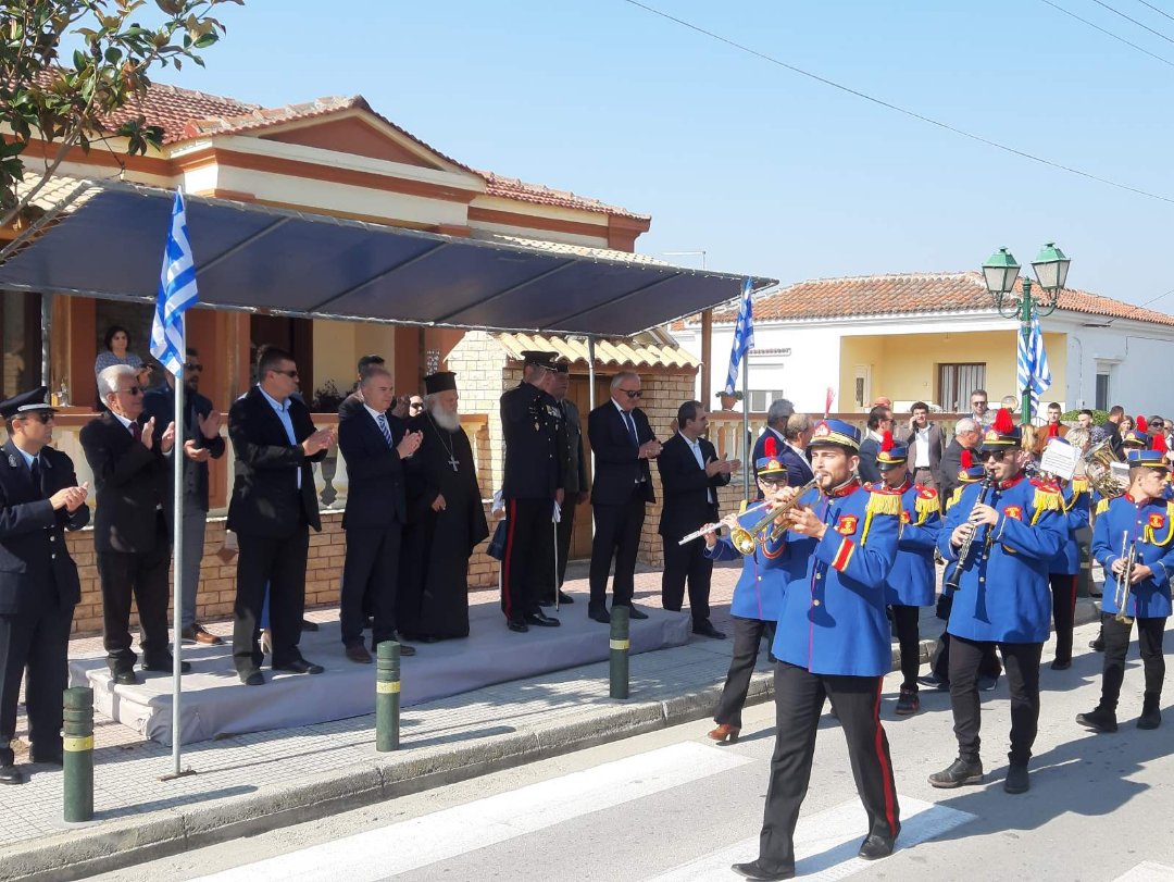 Στο Μακρυχώρι και στο Συκούριο για την Εθνική Επέτειο ο Γιώργος Μανώλης ...