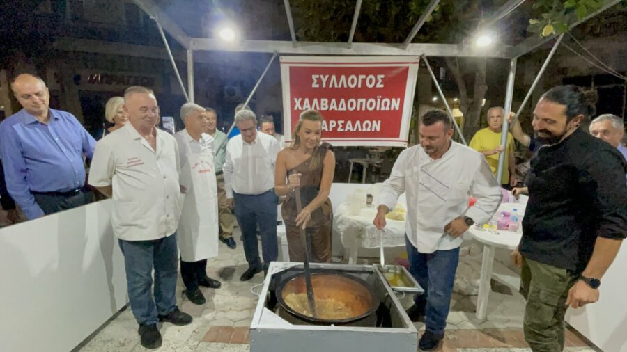Η Στέλλα Μπίζιου στη 15η Γιορτή Χαλβά Φαρσάλων (φωτ.) - larissanet.gr