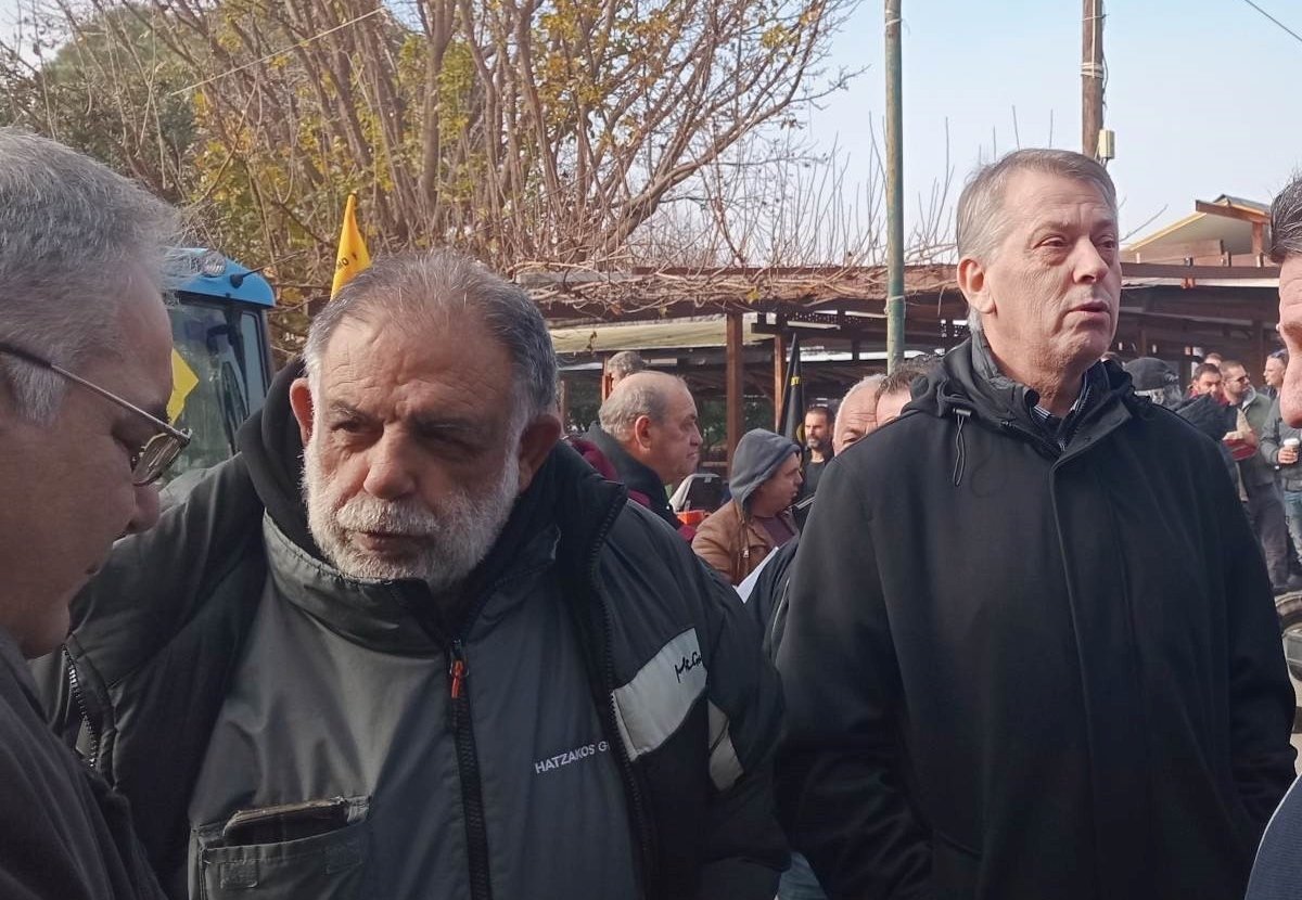 Ο Τάσος Τσιαπλές στο μεγάλο συλλαλητήριο των αγροτών του Δήμου Αγιάς ...