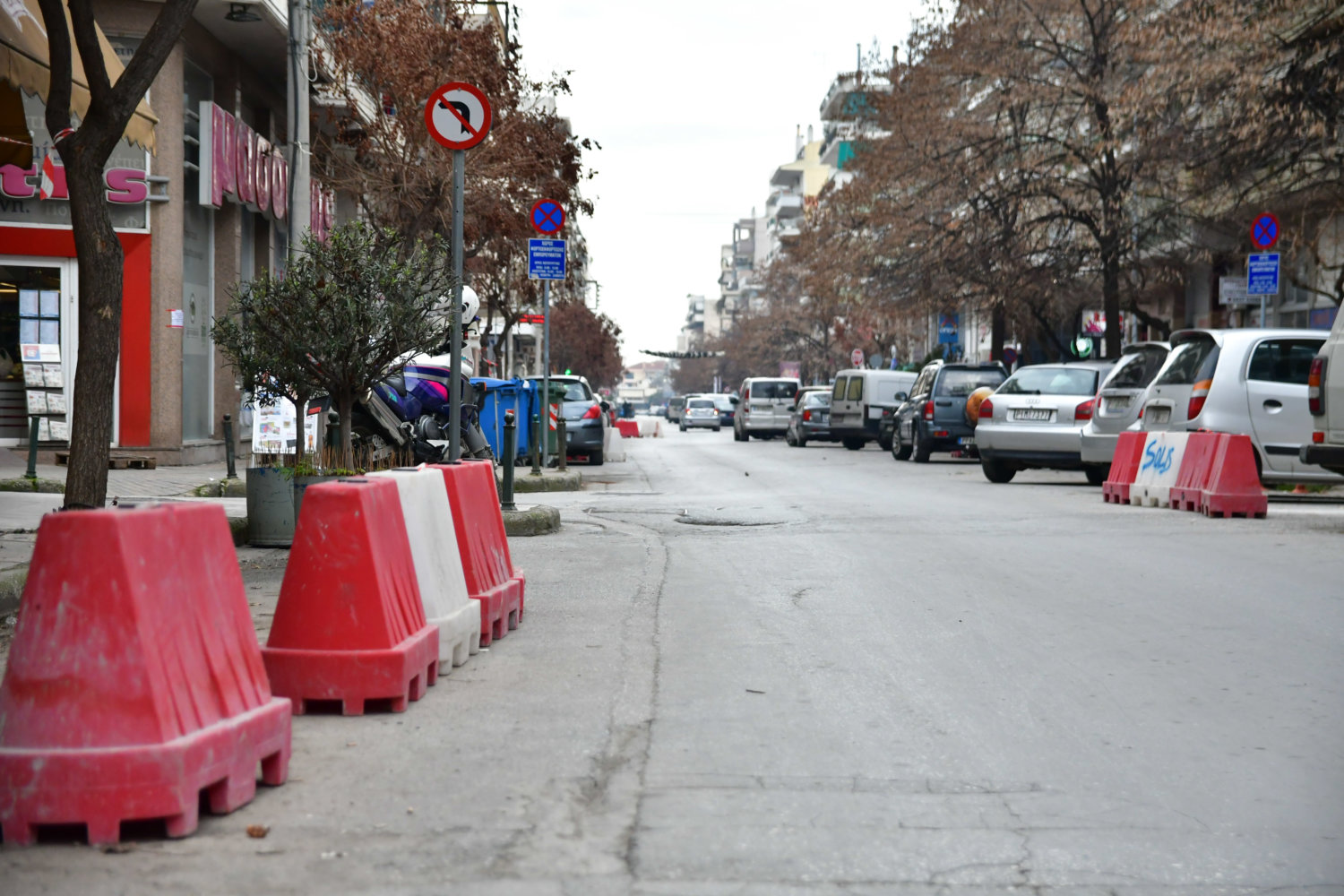 Λάρισα: Εργοτάξιο η οδός Νικηταρά - Φωτ. και βίντεο από την εκκίνηση ...