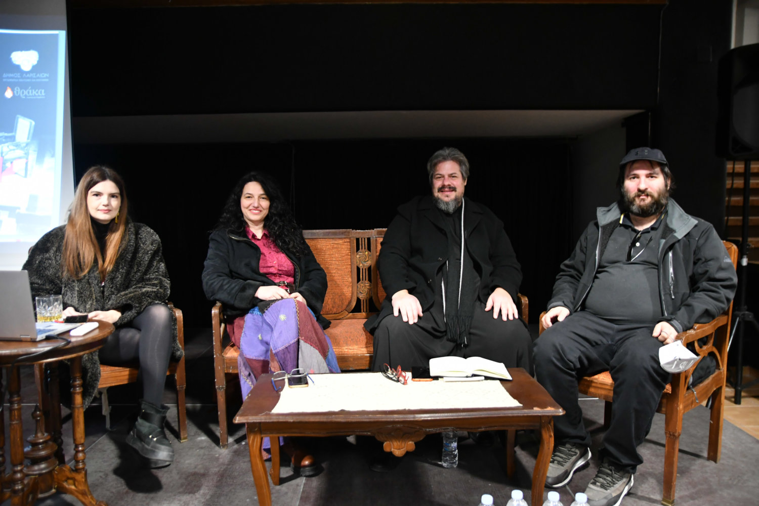«Art Talk» με τη Μαρία Λαγού και τον π. Παύλο Καστανάρα στη Λογοτεχνική ...