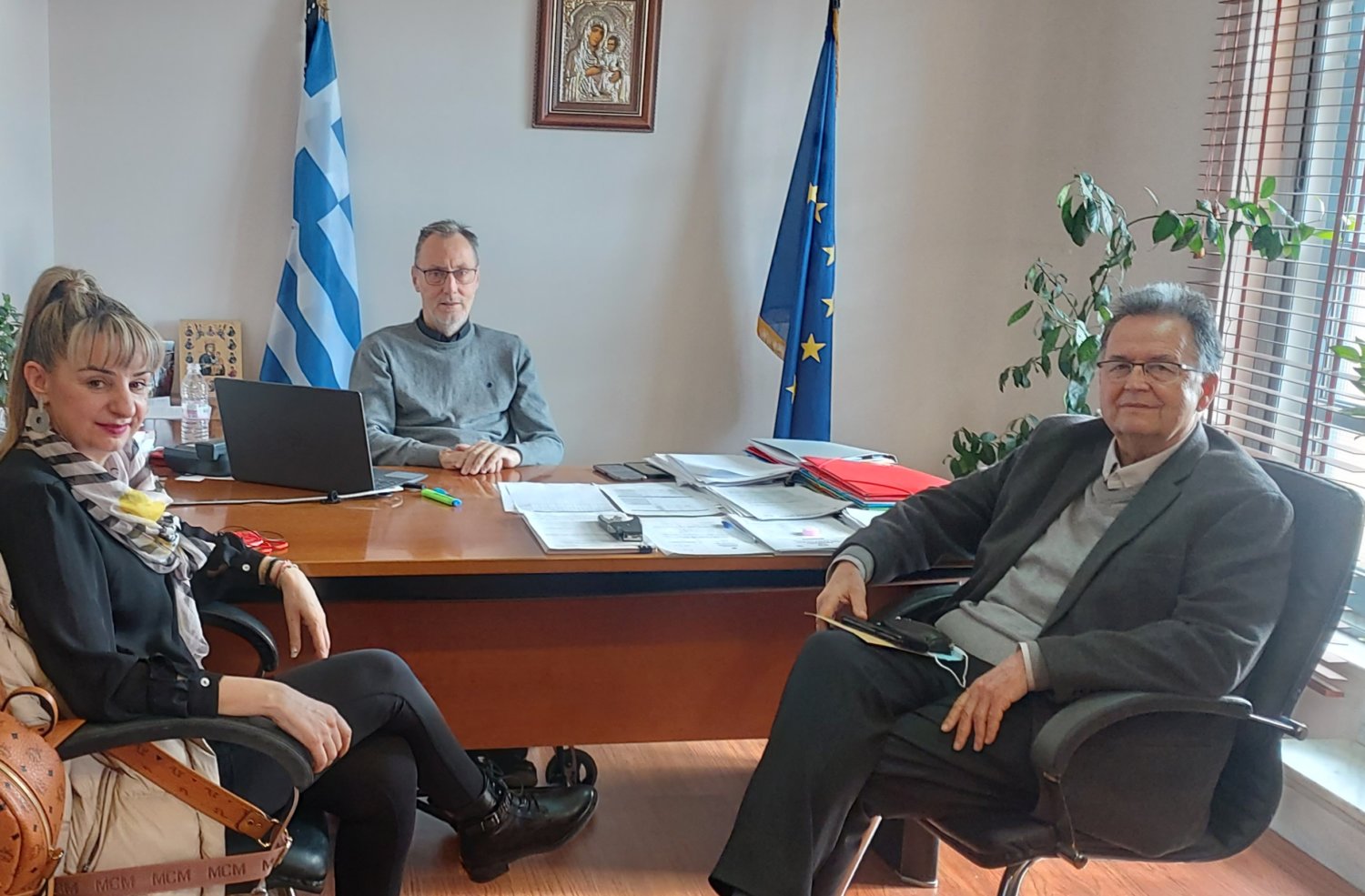 Ρογγανάκη και Κομνός σε 5η ΥΠΕ- Πανεπιστημιακό- Γενικό Νοσοκομείο ...