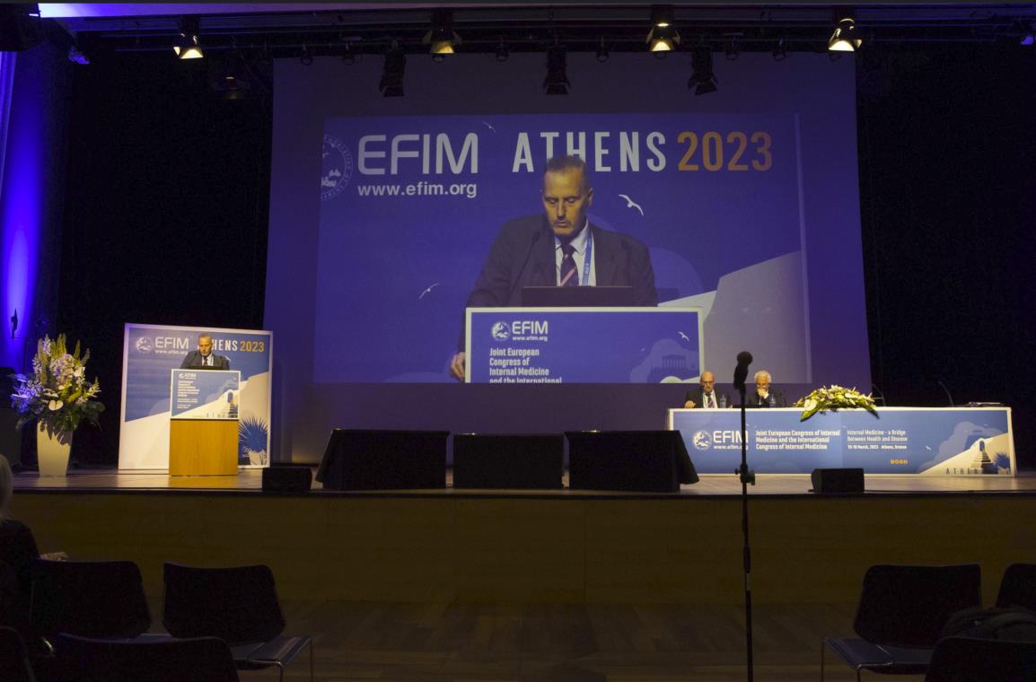 Πρόεδρος της Ευρωπαϊκής Ομοσπονδίας Εσωτερικής Παθολογίας ο Καθηγητής ...