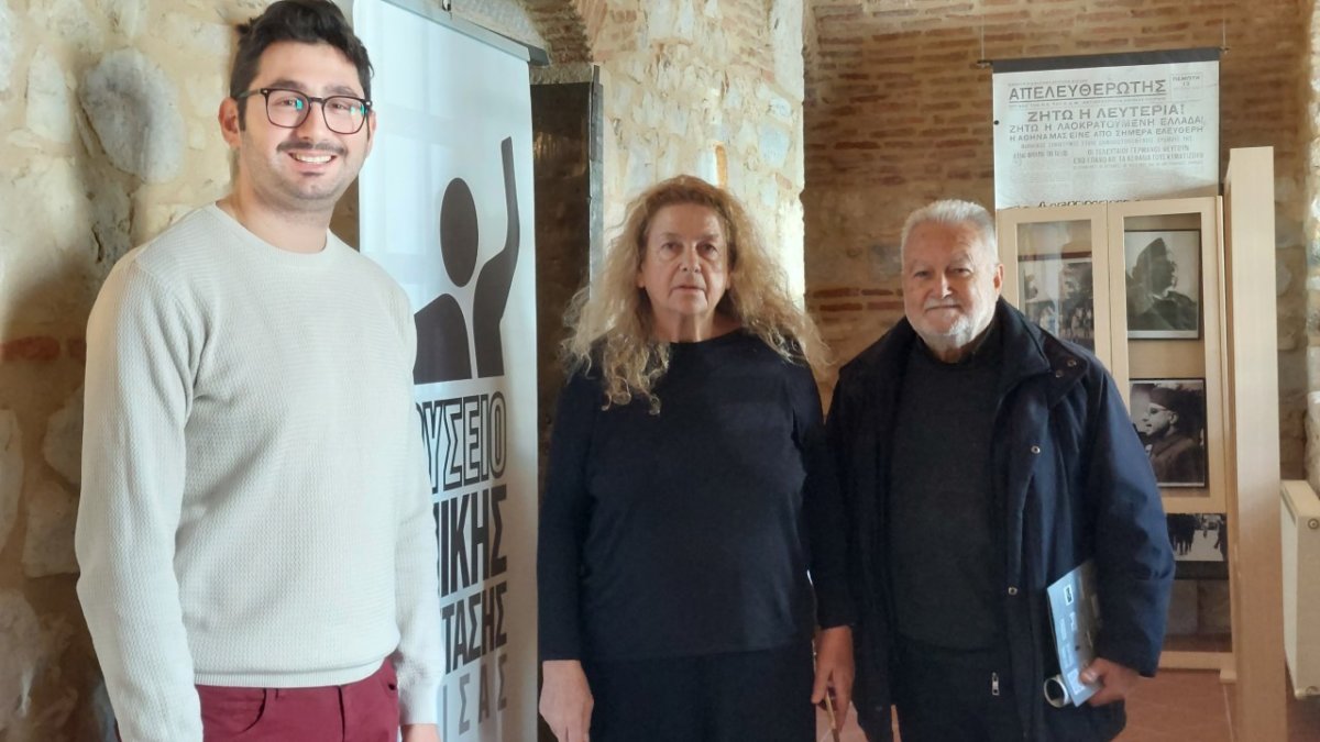 Στο Μουσείο Εθνικής Αντίστασης Λάρισας η Φοίβη Αγγελοπούλου - larissanet.gr