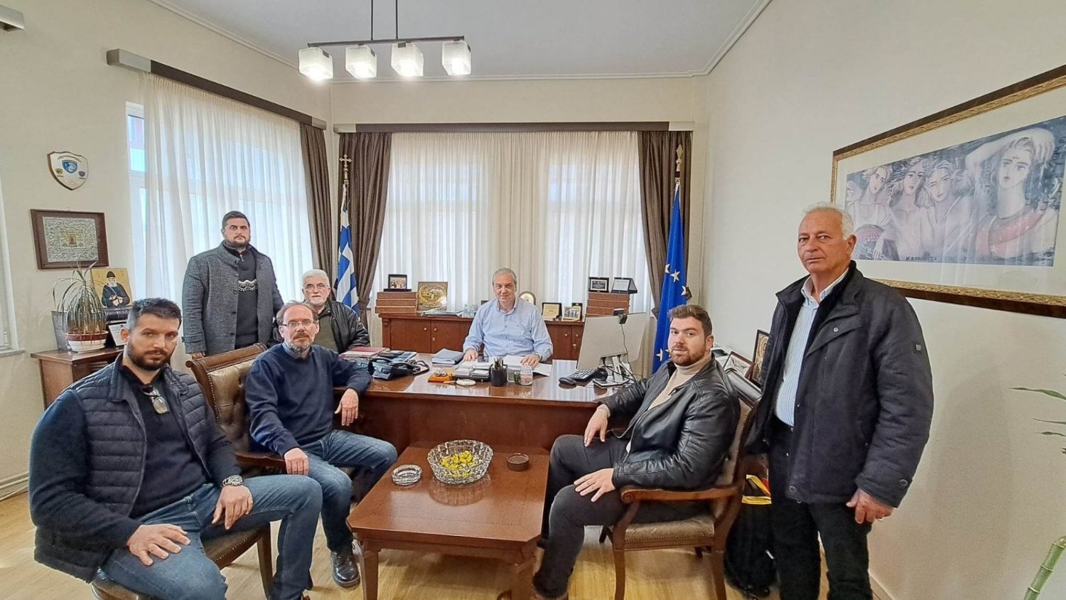 Επίσκεψη στην Ελασσόνα για τον Απόστολο Πέκα - larissanet.gr