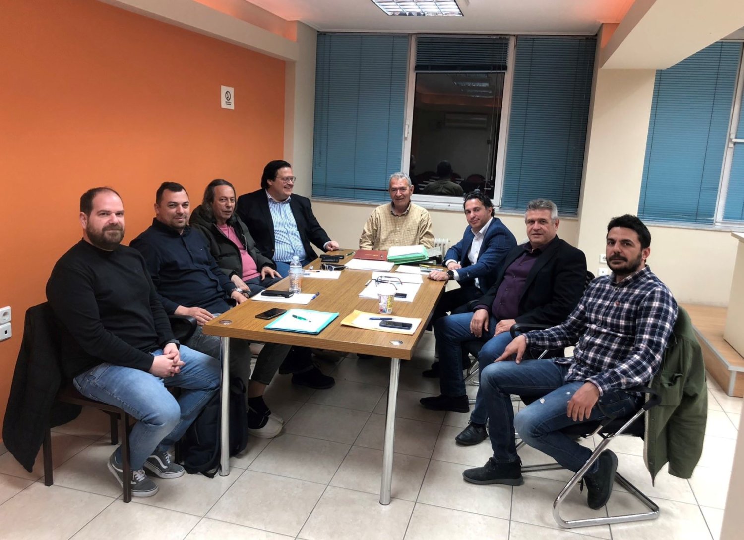 Θωμάς Παπαλιάγκας με το Δ.Σ. του Περιφερειακού Τμήματος Θεσσαλίας ...