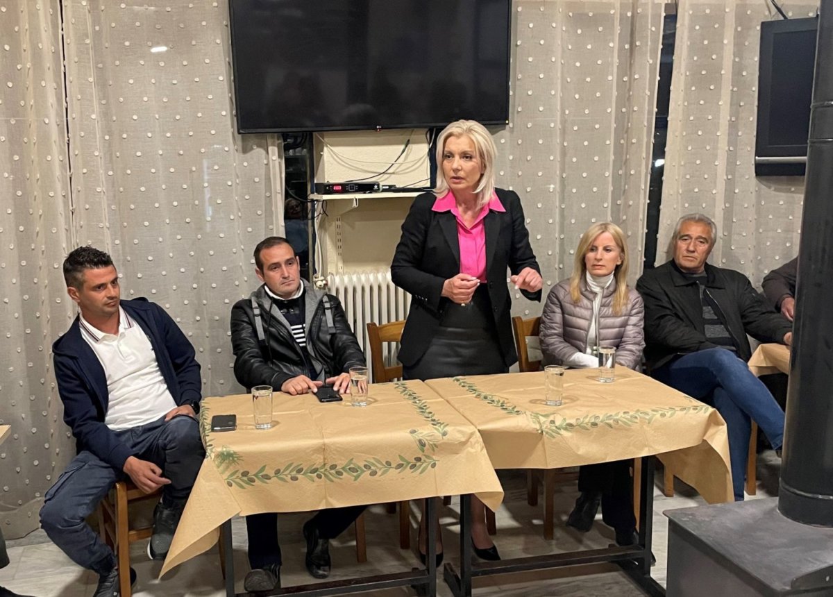 Ρένα Καραλαριώτου στην Αμυγδαλέα: «Η Λάρισα κέντρο ανάπτυξης του ...