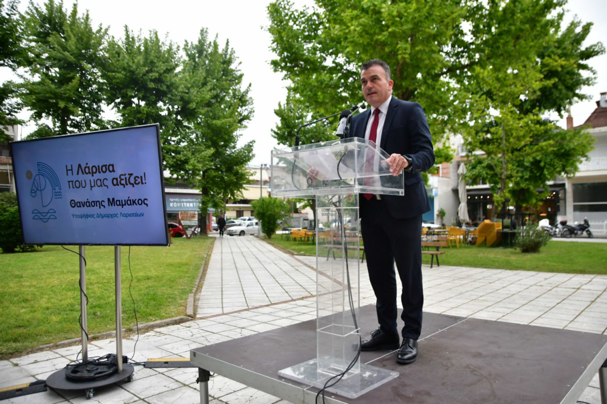 Θανάσης Μαμάκος από τη συνοικία Λιβαδάκι: Ισόρροπη ανάπτυξη της Λάρισας ...