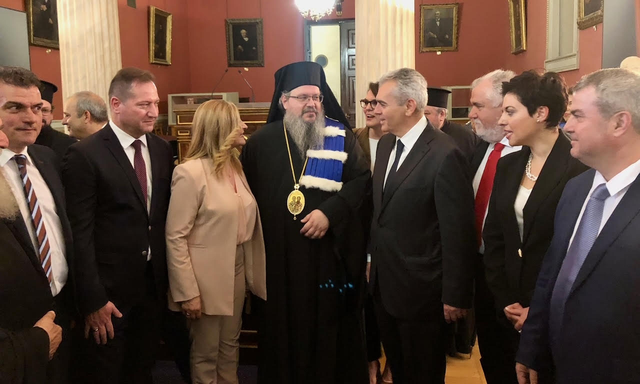 Μ. Χαρακόπουλος: Η τιμή στον δεσπότη μας αντανακλάται και στη Λάρισα ...
