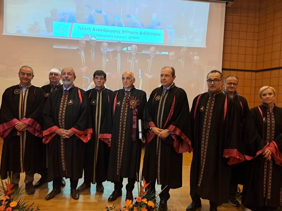 Επίτιμος διδάκτορας της Ιατρικής Σχολής του Πανεπιστημίου Θεσσαλίας ο ...
