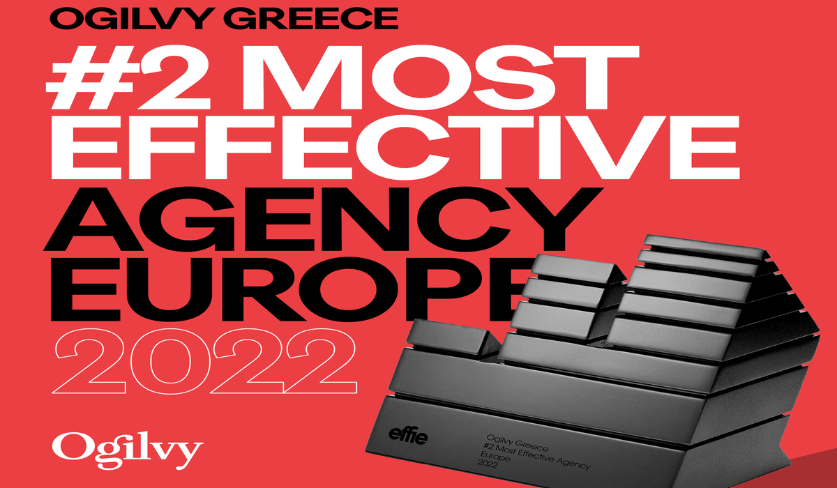 Η Ogilvy Greece διακρίθηκε ως το 2ο πιο αποτελεσματικό agency στην Ευρώπη και το 13ο παγκοσμίως ...