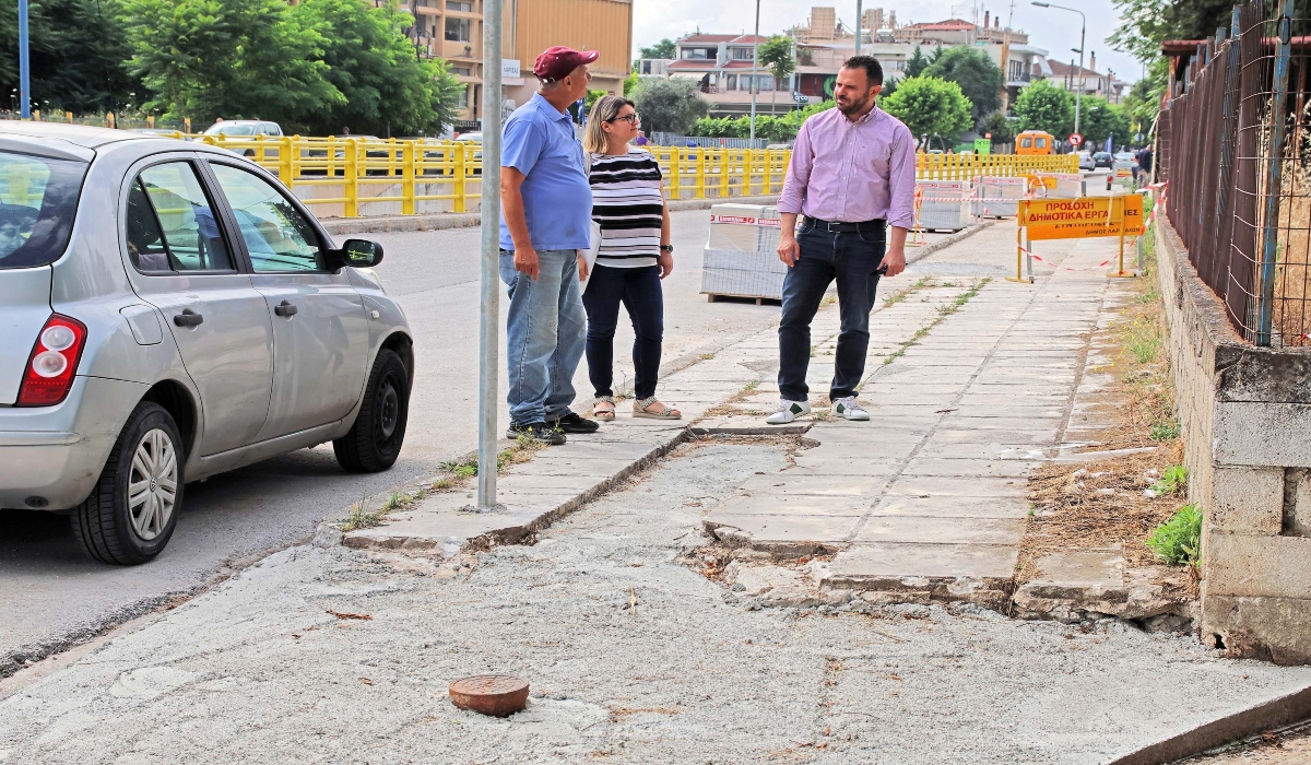 Δήμος Λαρισαίων: Ξεκινάει έργο κατασκευής-συντήρησης πεζοδρομίων ...