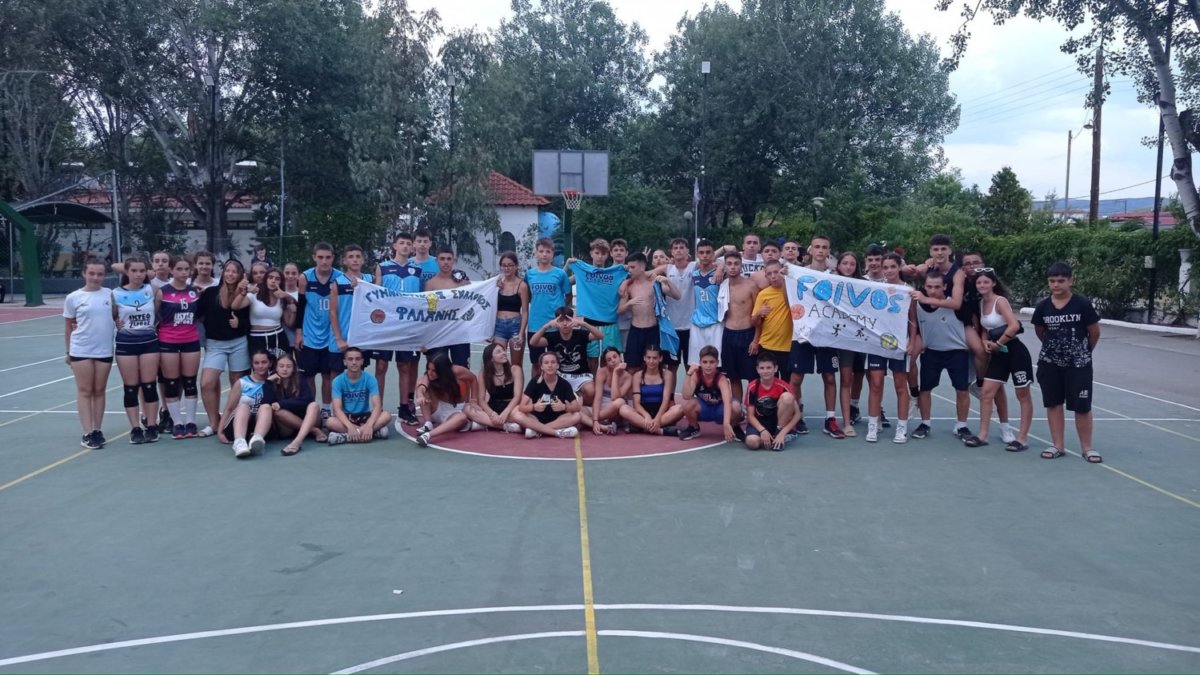 Ολοκληρώθηκε το κατασκηνωτικό camp μπάσκετ και βόλεϊ για τον ΑΟ Φοίβος ...