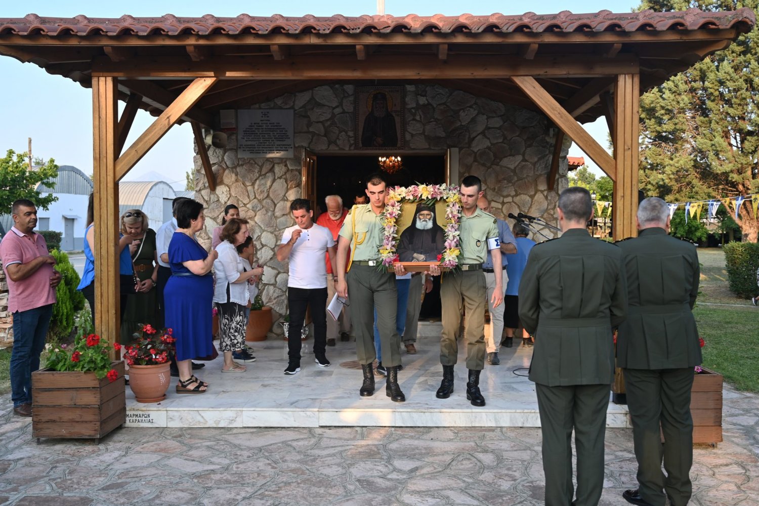Εορτασμός Αγίου Παϊσίου στο Στρατόπεδο «Παπαβασιλόπουλου» - larissanet.gr