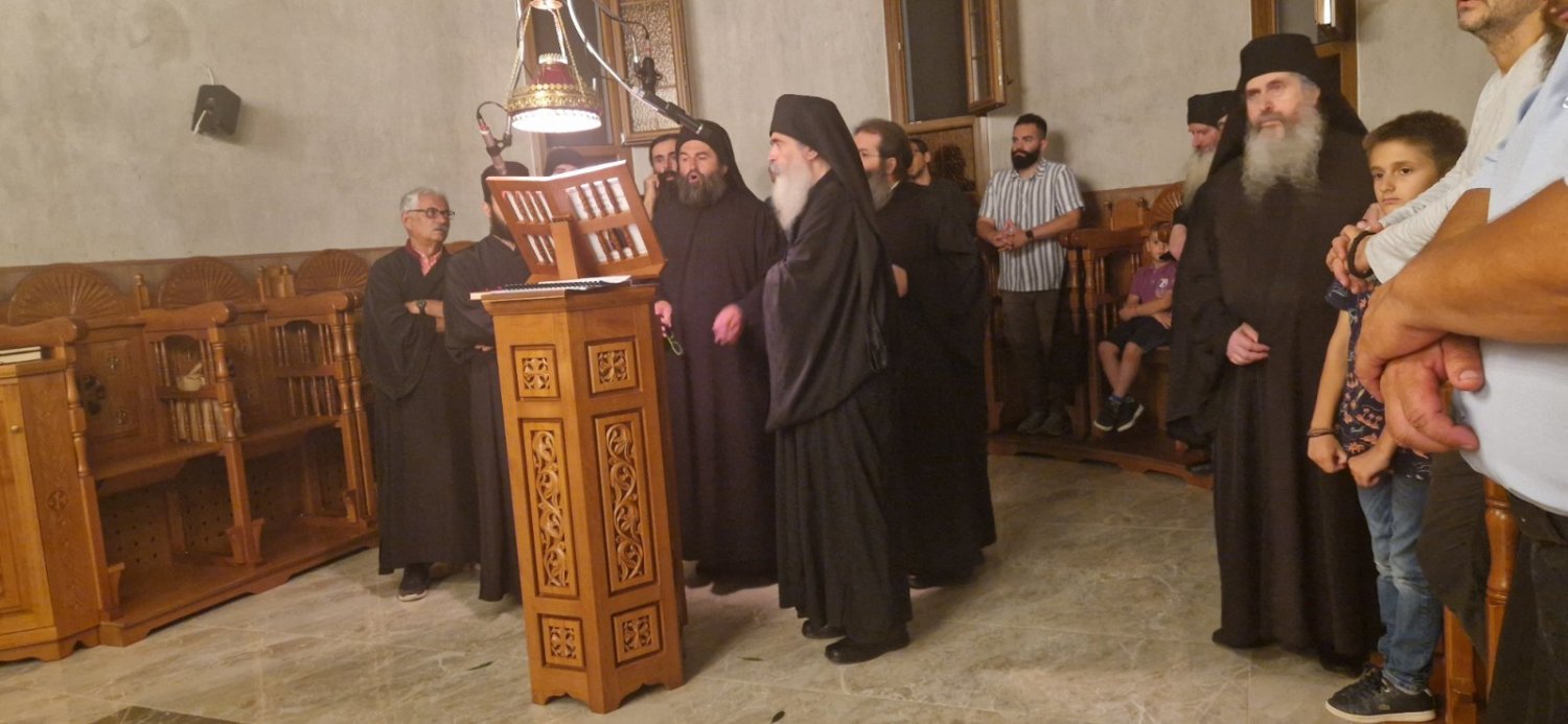 Στην Ιερά Μονή του Αγίου Νικοδήμου του Αγιορείτου ο Δήμαρχος Τεμπών ...