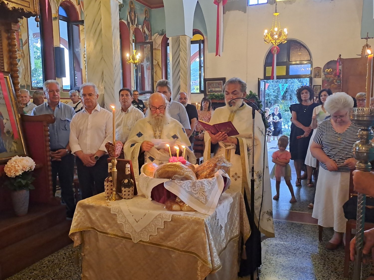 Τίμησαν την Αγία Μαρίνα στην Αιγάνη - larissanet.gr