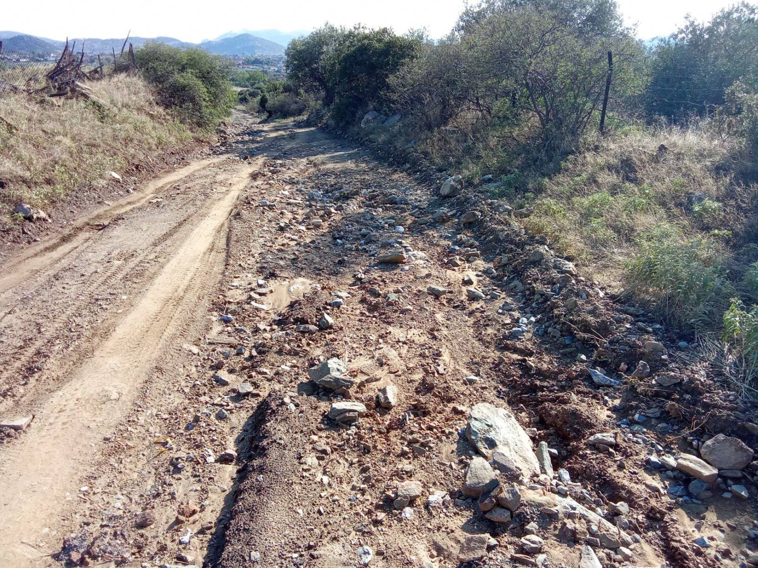 Εκτεταμένες ζημιές σε αποστραγγιστική λεκάνη στην περιοχή "Γιακάς" στο ...