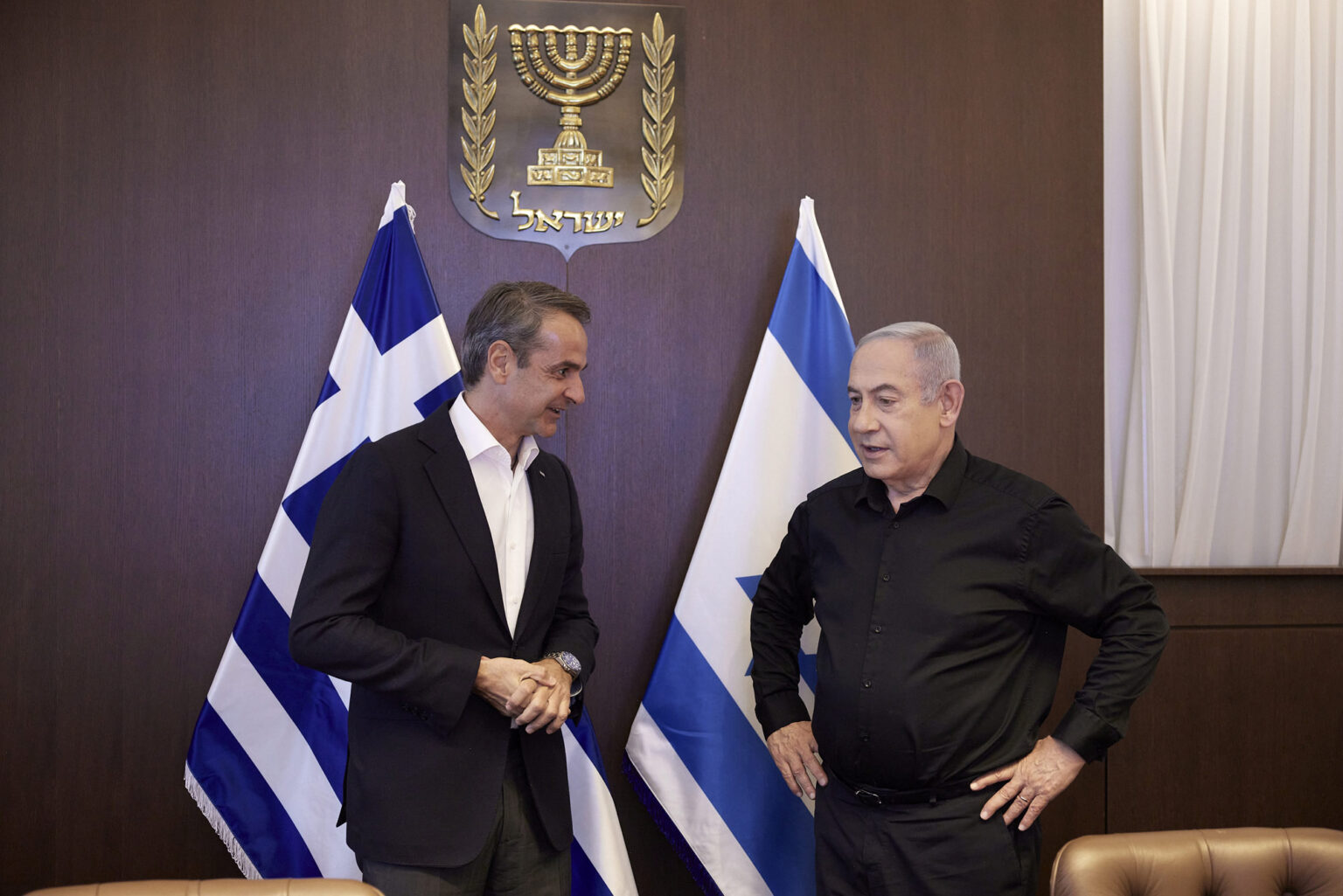 Τετ α τετ Κυριάκου Μητσοτάκη με τον Μπ. Νετανιάχου στο Ισραήλ ...