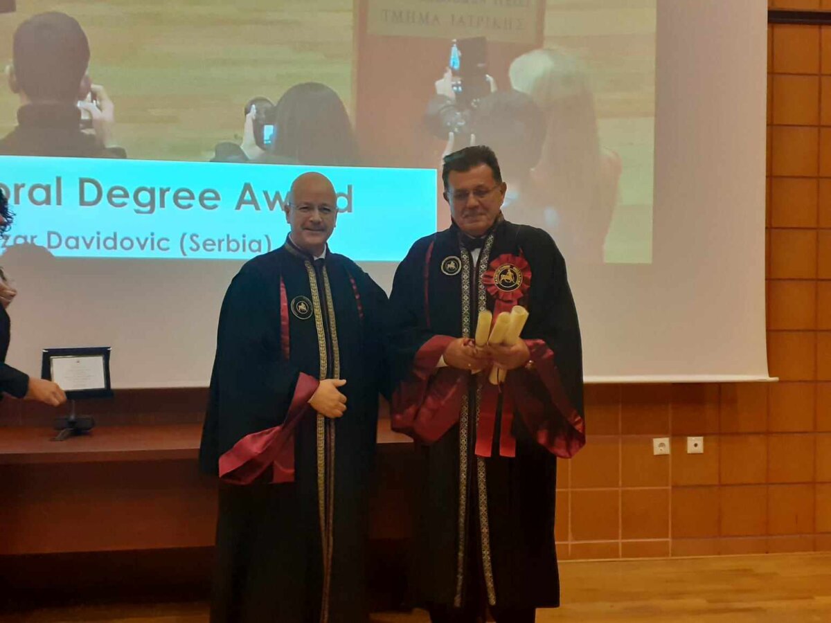 Επίτιμος Διδάκτορας του Πανεπιστημίου Θεσσαλίας αναγορεύτηκε o Σέρβος ...