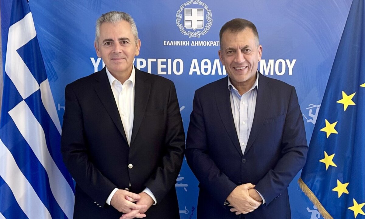 Μάξιμος Χαρακόπουλος με Γιάννη Βρούτση για ΕΑΚΛ: Ασφαλείς αθλητικές ...