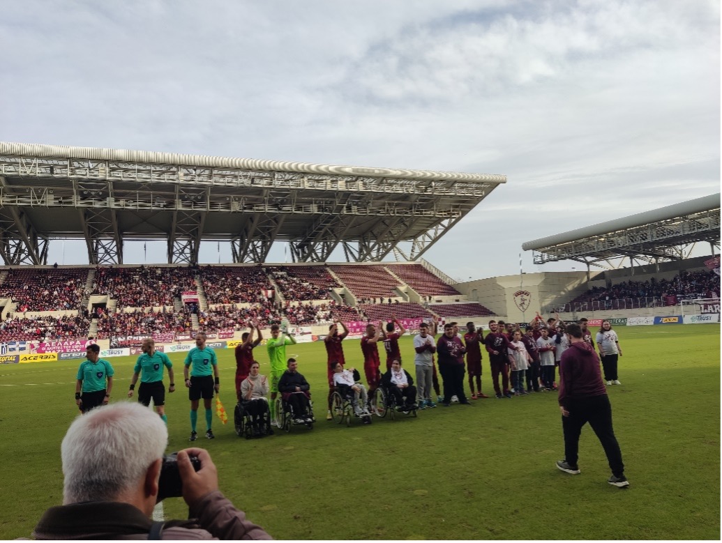 Στο AEL FC ARENA μαθητές του ΕΝ.Ε.Ε.ΓΥ.Λ. Λάρισας - larissanet.gr
