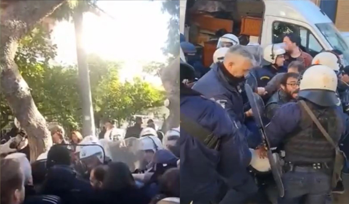 Ένταση στα Πετράλωνα – Με ΜΑΤ η έξωση μητέρας και του γιου της με ...
