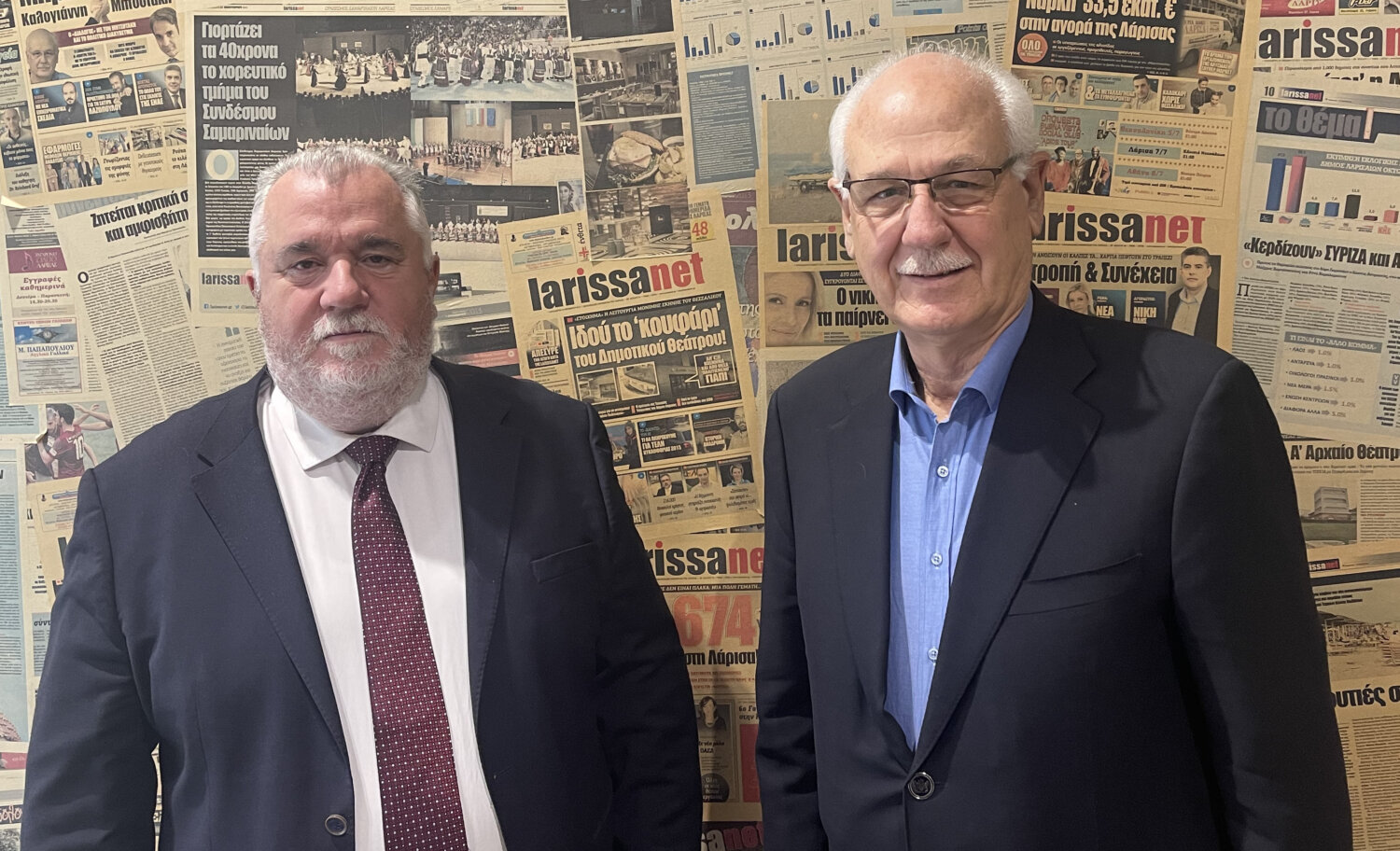Ευχές για τα 10χρονα της larissanet από το Δήμαρχο Λαρισαίων Απόστολο ...