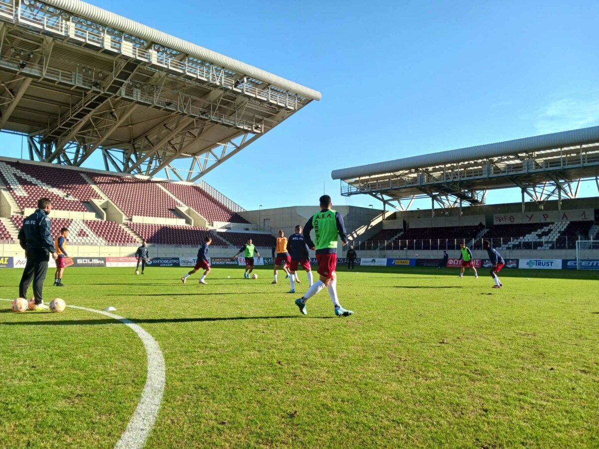 Προπόνηση στο AEL FC ARENA - larissanet.gr