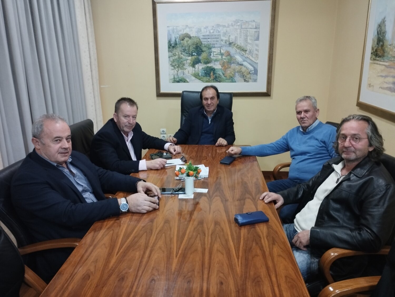 Κλιμάκιο ΣΥΡΙΖΑ - ΠΣ με Β. Κόκκαλη στο Επιμελητήριο Λάρισας - larissanet.gr