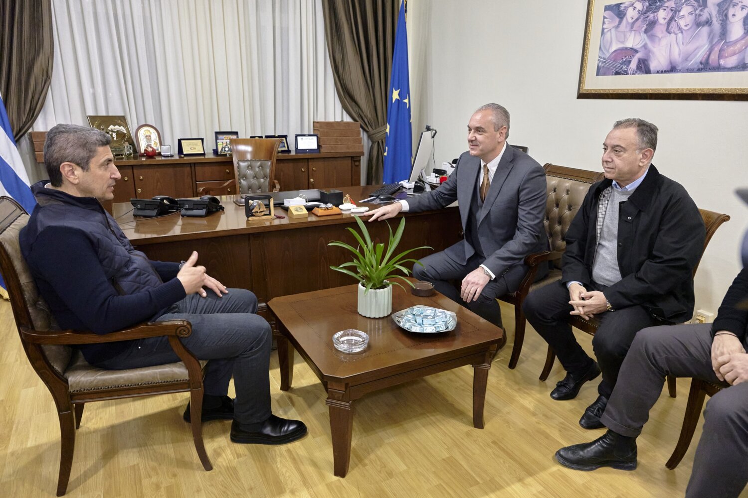 Επίσκεψη υπουργού Αγροτικής Ανάπτυξης Λ. Αυγενάκη και υφυπουργών στο ...