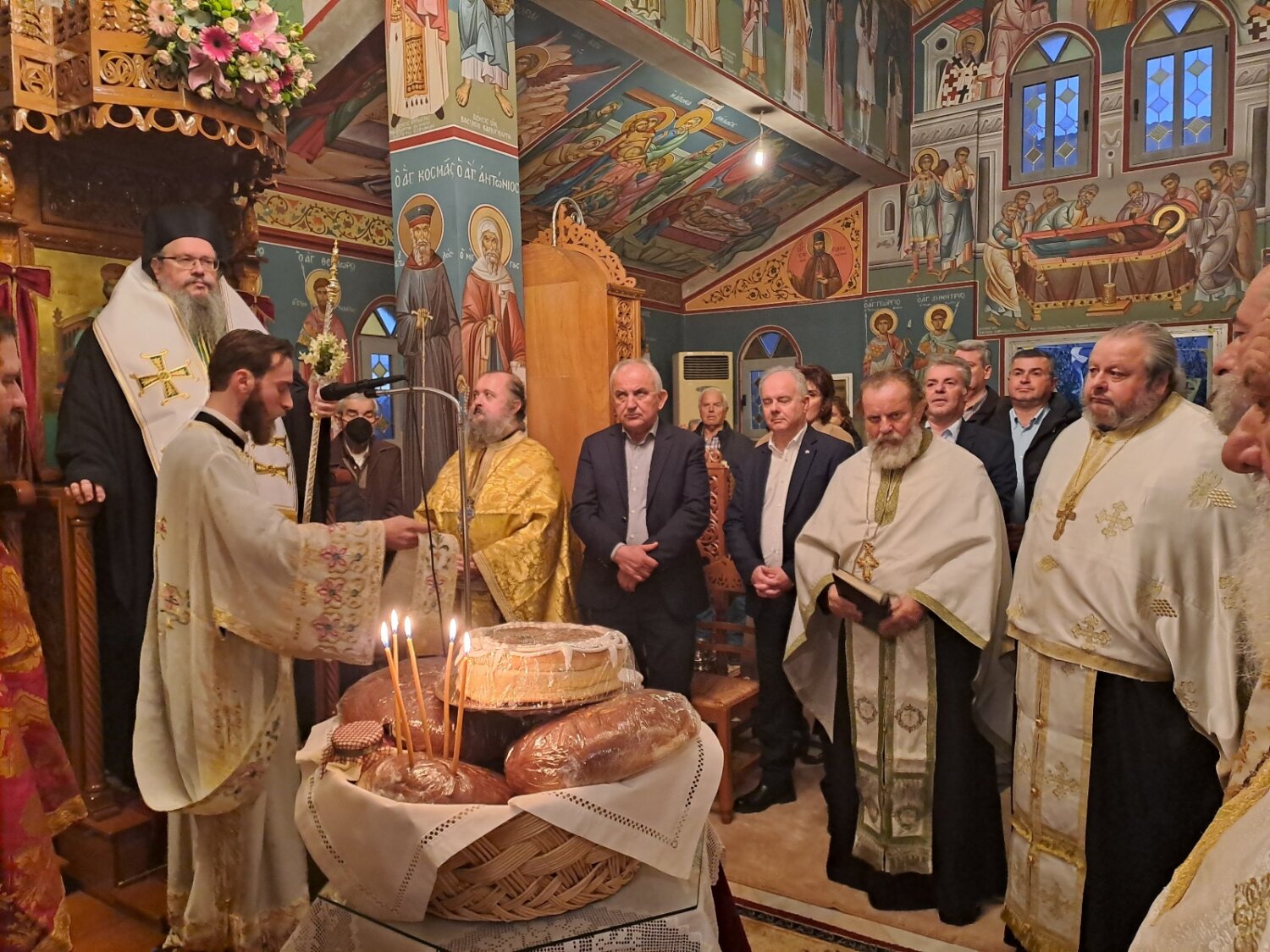 Πανηγυρικός Εσπερινός για την εορτή του Αγίου Ευθυμίου στο Συκούριο ...