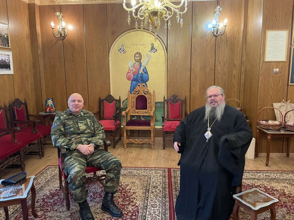 Ο Νέος Διοικητής της 1ης Στρατιάς στον Μητροπολίτη κ. Ιερώνυμο ...