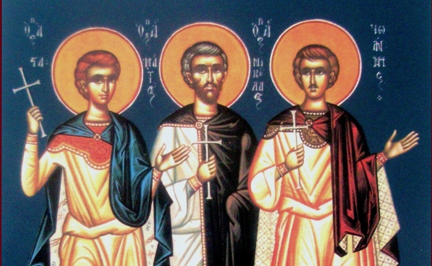 Τα τρία αδέλφια πολιούχοι & προστάτες Σπετσών: Οι Άγιοι Νεομάρτυρες ...