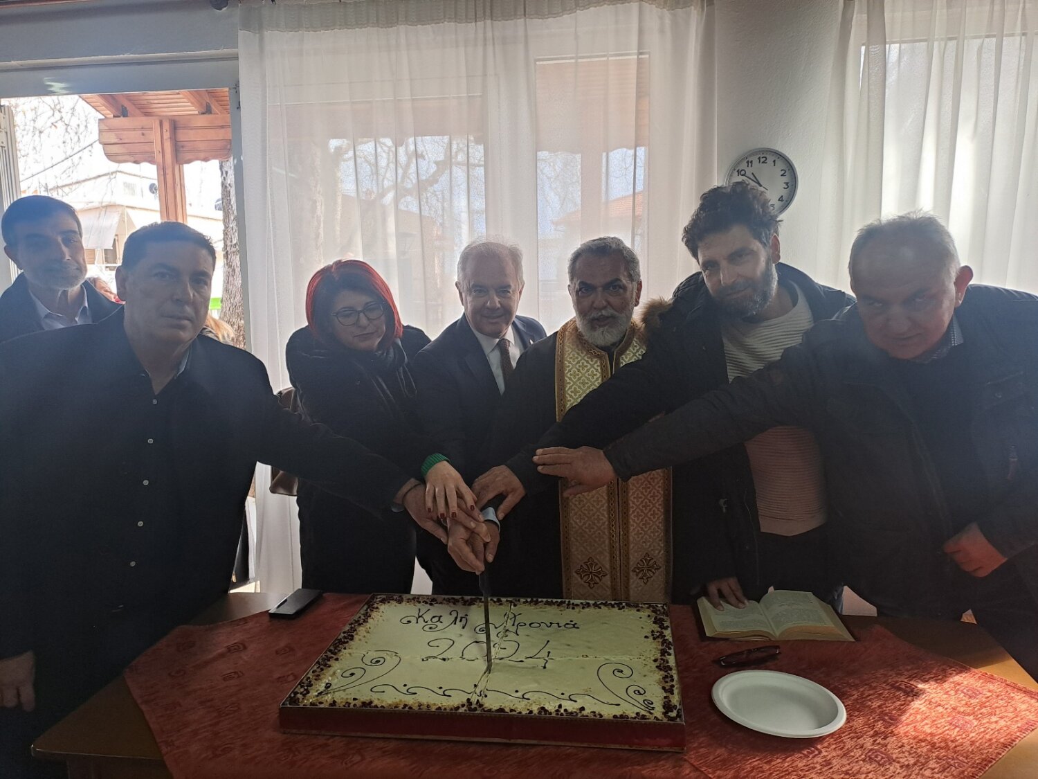 Δήμος Τεμπών: Κοπή πίτας στα ΚΑΠΗ Αιγάνης - larissanet.gr