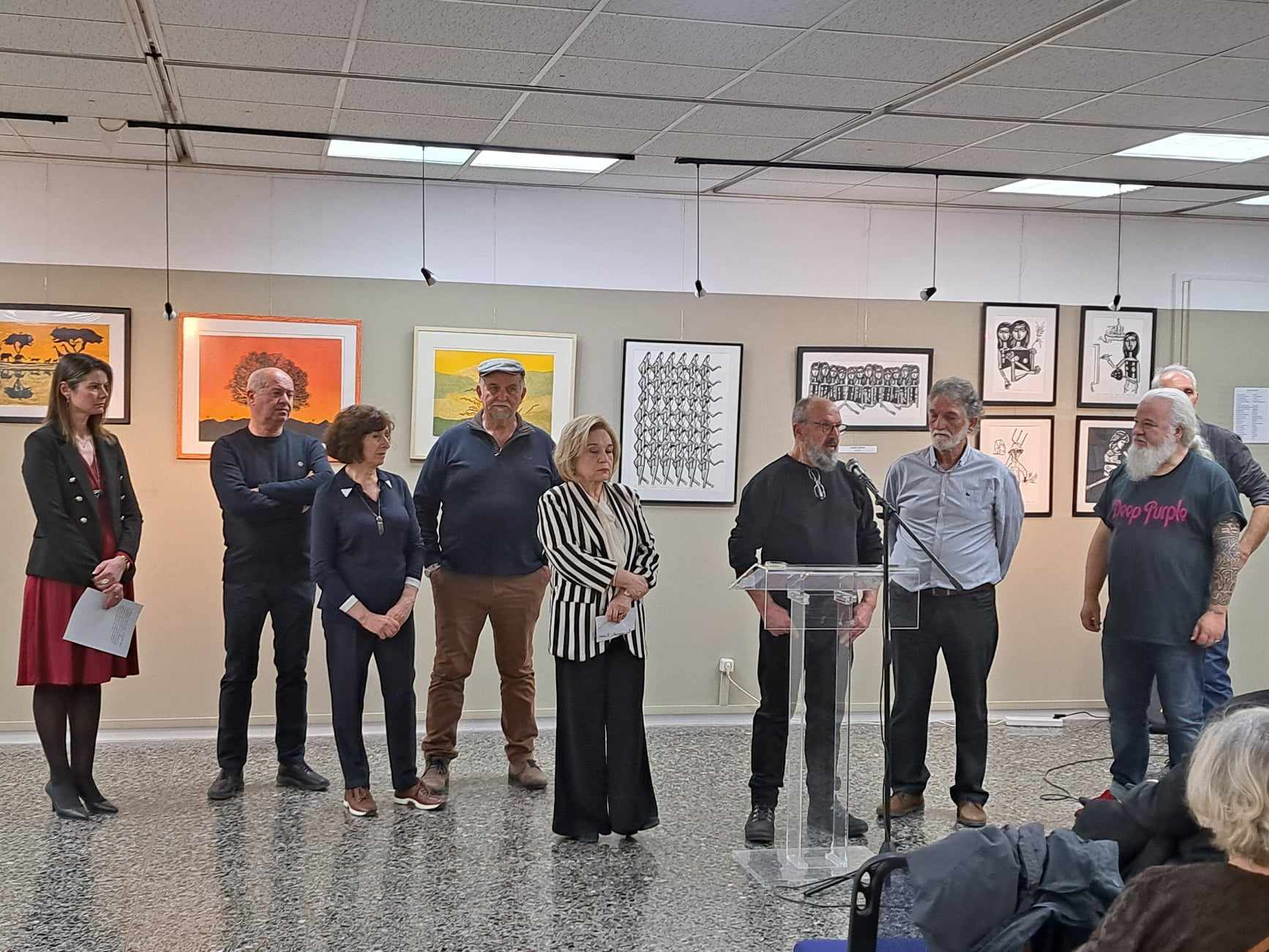 «Δημιουργώντας»: Εγκαινιάστηκε η έκθεση του Συλλόγου Εικαστικών ν ...