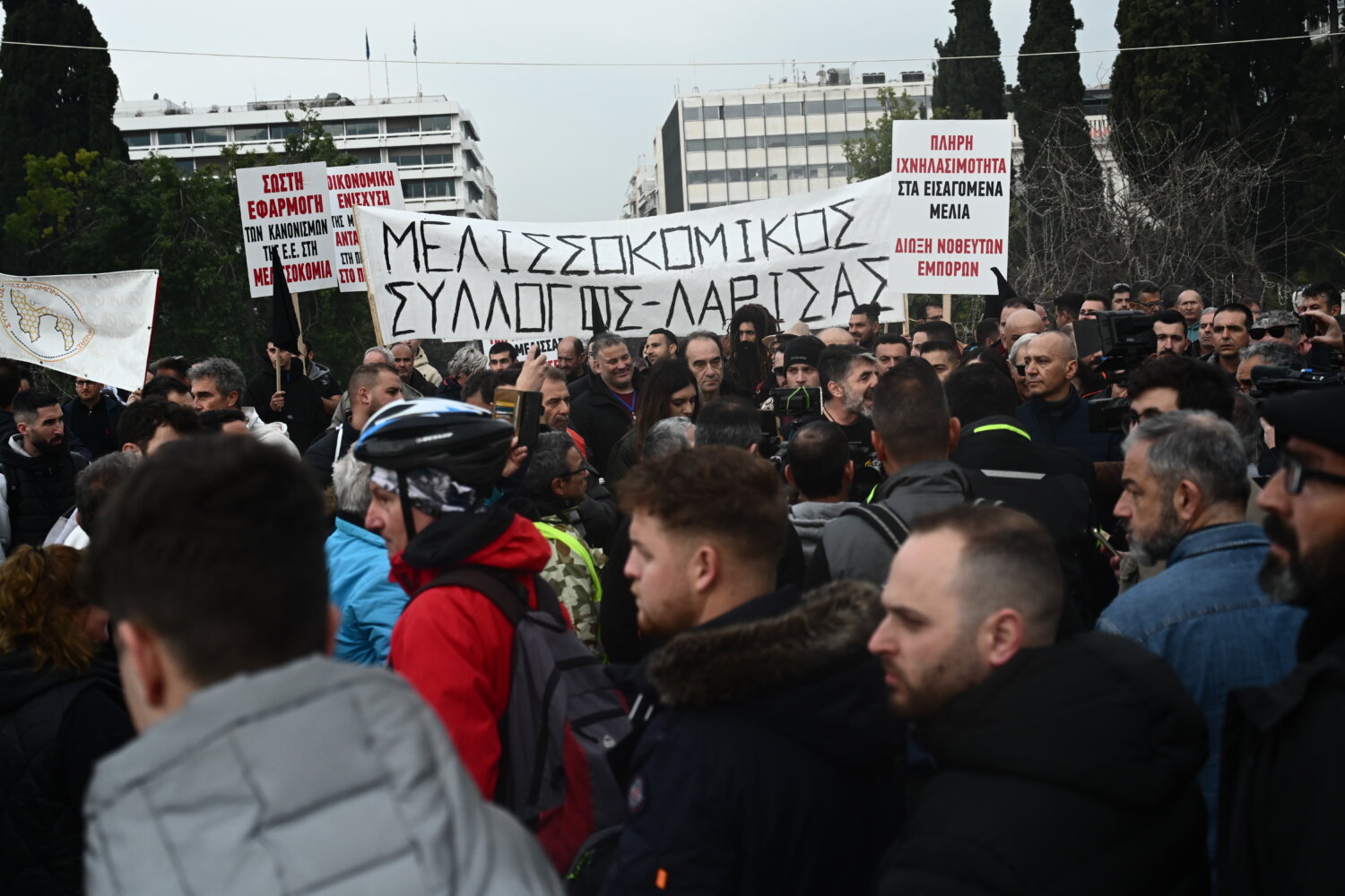 SOS εκπέμπουν οι μελισσοκόμοι - Δυναμικό συλλαλητήριο στο Σύνταγμα (φωτ ...