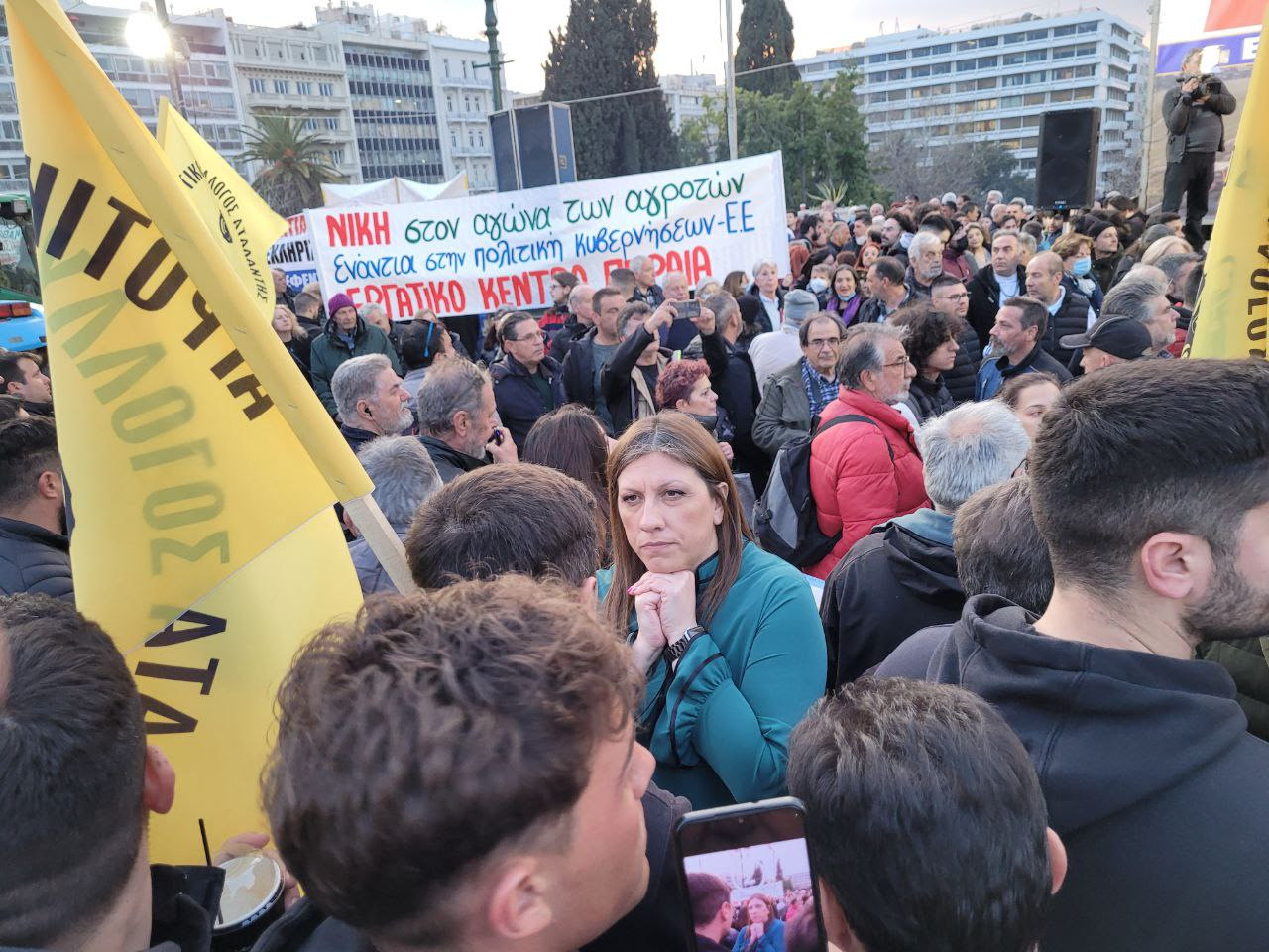 Στο πλευρό των αγροτών η Ζωή Κωνσταντοπούλου - larissanet.gr