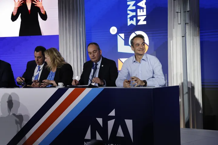 Εικόνες από τη δεύτερη μέρα εργασιών του 15ου Συνεδρίου της ΝΔ (φωτ ...
