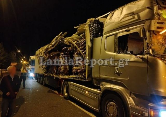 Κανονικά η κυκλοφορία στην εθνική οδό - Απομακρύνθηκε η νταλίκα από το ...