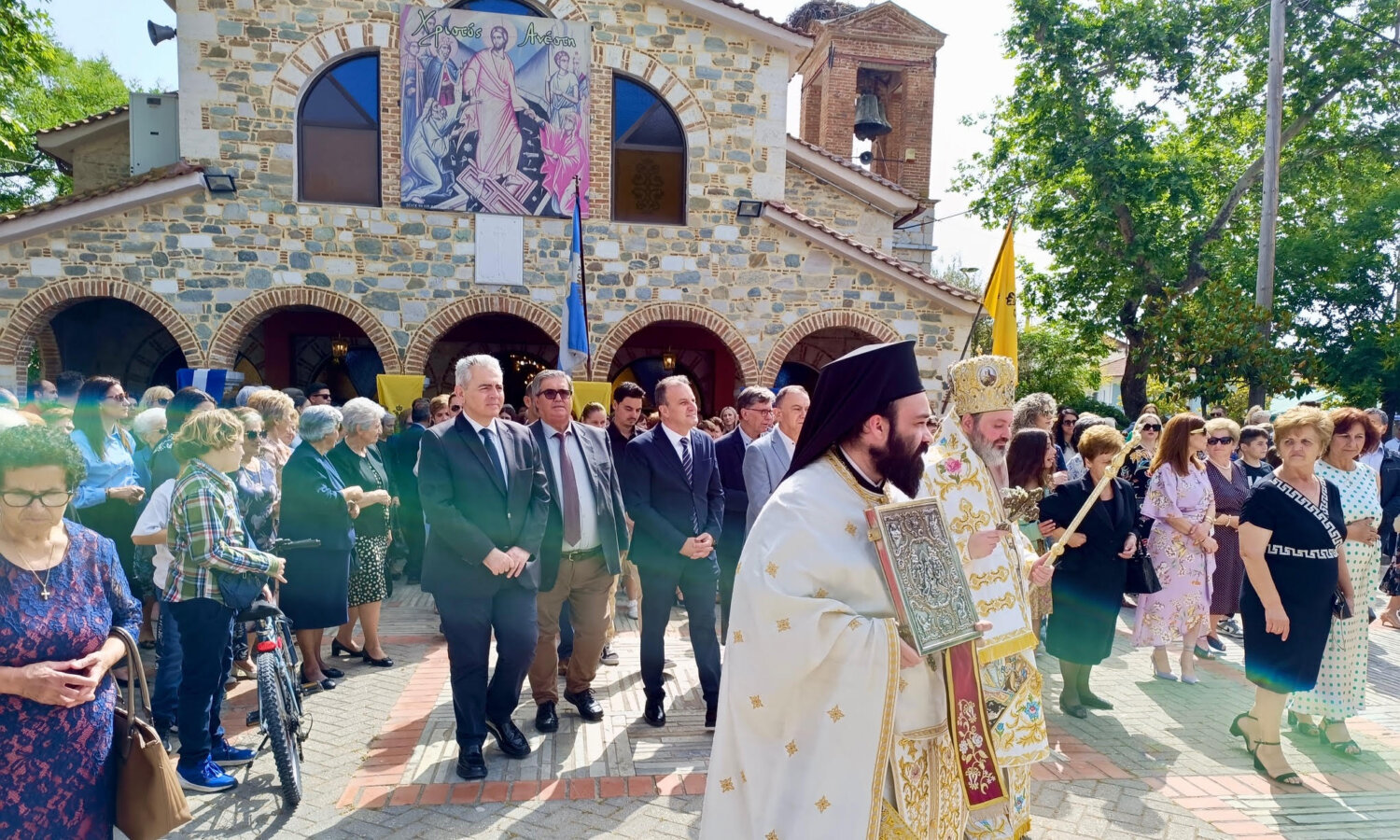 Μ. Χαρακόπουλος στον Άγιο Κωνσταντίνο της εορτάζουσας Φαλάνης ...