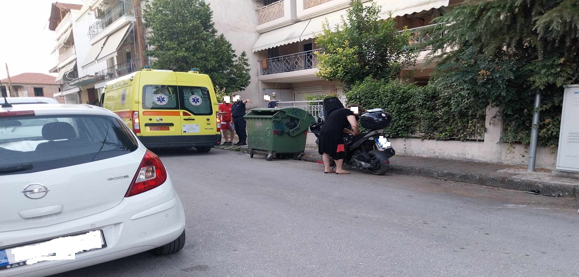 Λάρισα: Τροχαίο ατύχημα με τραυματισμό (φωτ.) - larissanet.gr