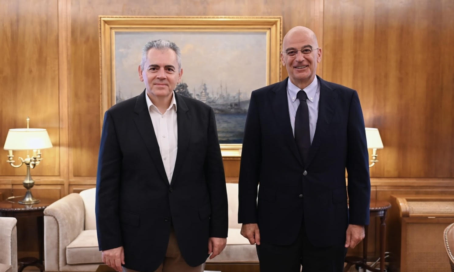 Συνάντηση Μ. Χαρακόπουλου με Υπουργό Άμυνας: Ο Νίκος Δένδιας διατύπωσε ...