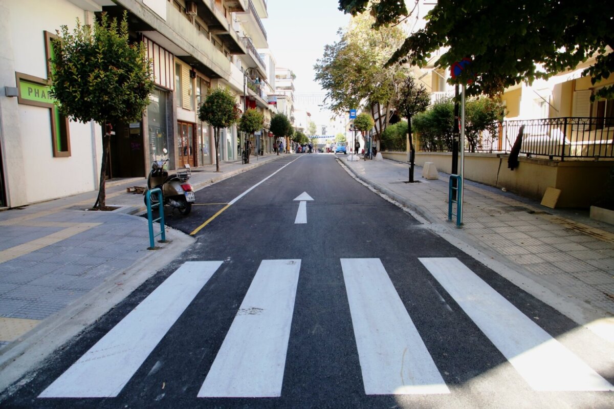 Λάρισα: Στην κυκλοφορία από σήμερα το ανακατασκευασμένο τμήμα της οδού ...