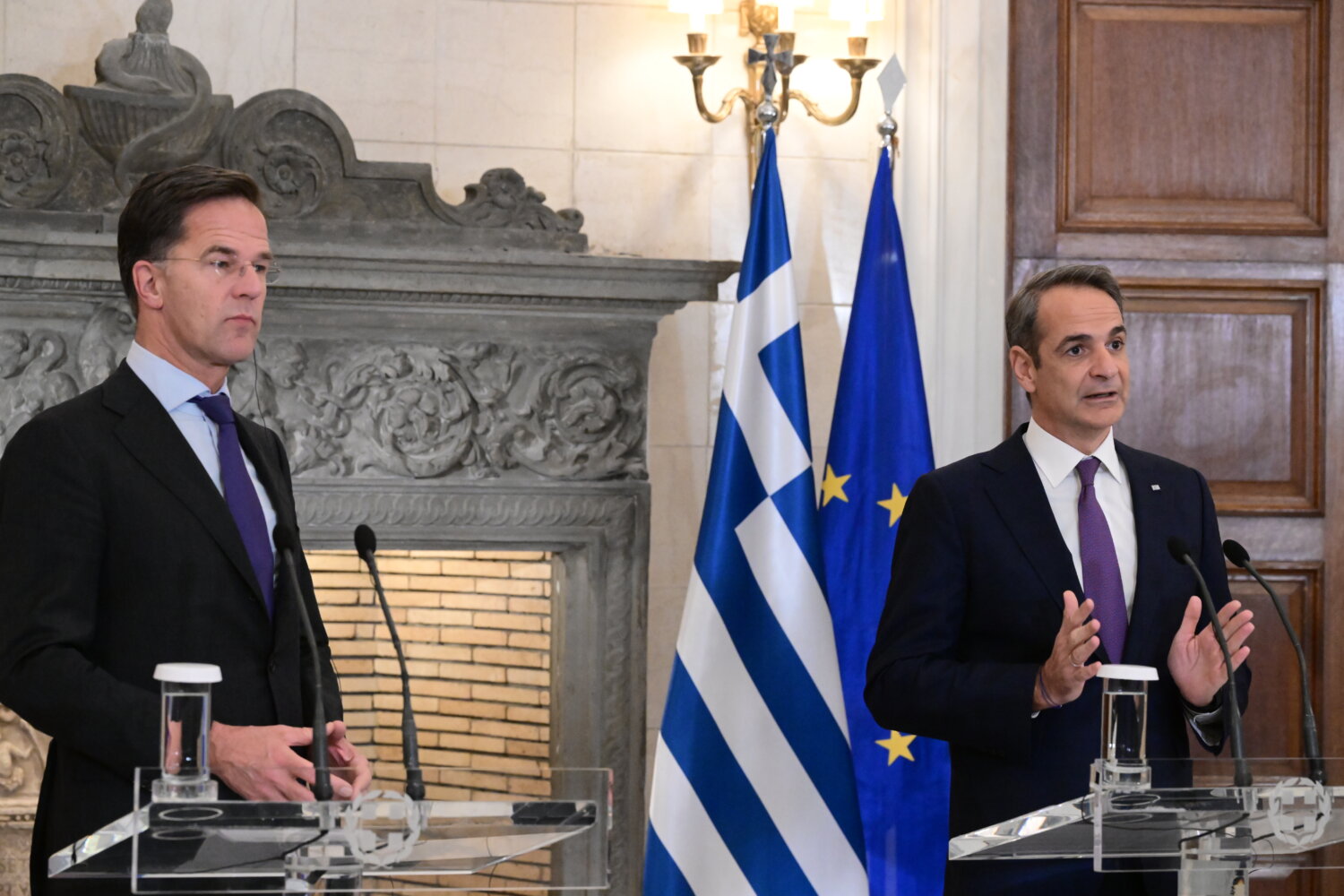 Μητσοτάκης - Ρούτε: Στήριξη της Ουκρανίας ώσπου «να αλλάξουμε την ...