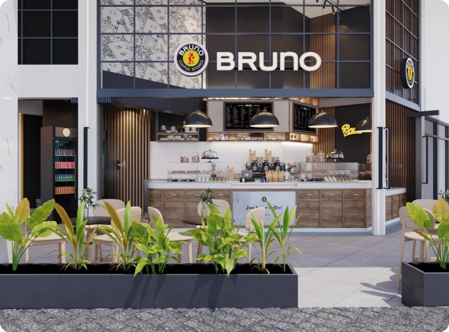 Bruno Coffee stores: Το 2024 χρονιά ορόσημο με την λειτουργία 100 ...